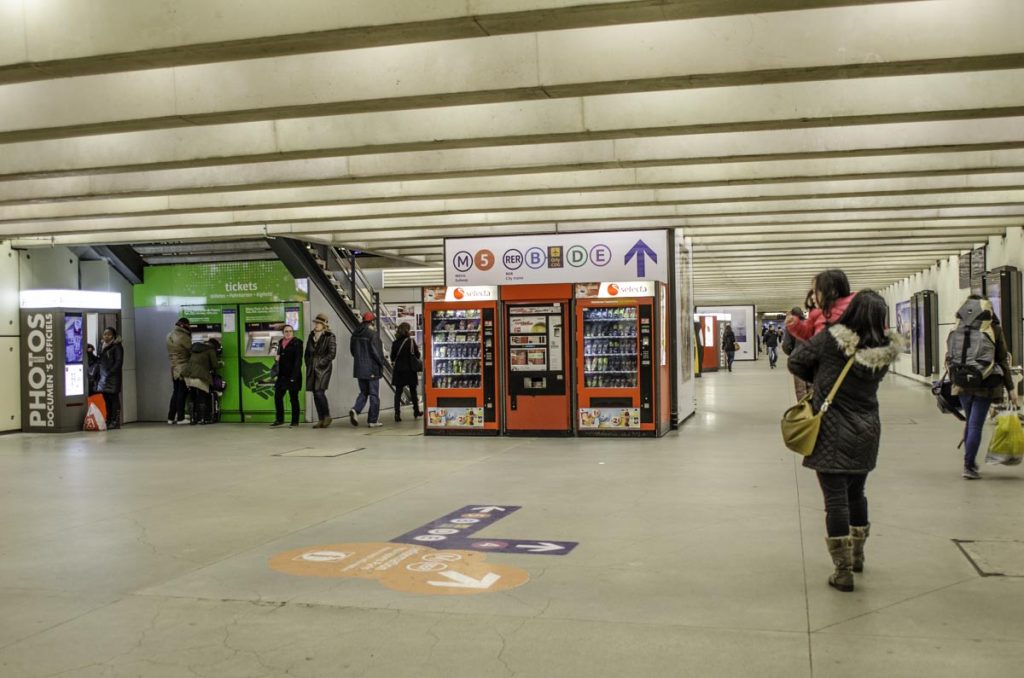 Gare du Nord RER Metro Signs - Paris by Train