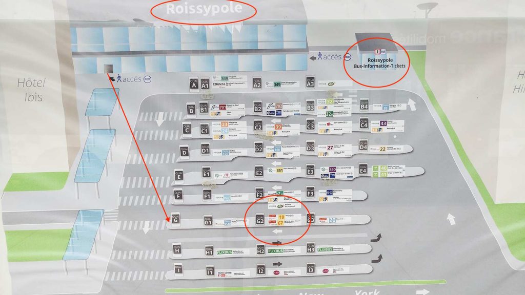 roissypole-bus-station-bus-19-torcy - Paris by Train