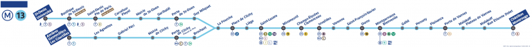 Paris Metro Line Maps Showing all Metro Stations - Paris by Train