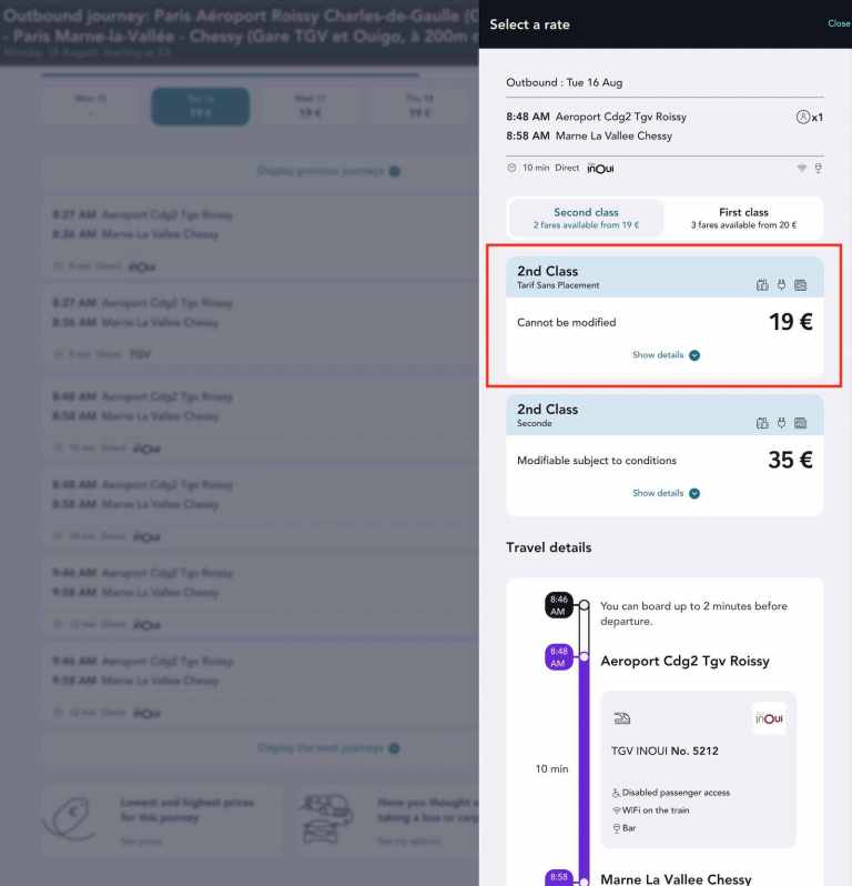 TGV Train CDG to Disneyland® Paris - Paris by Train