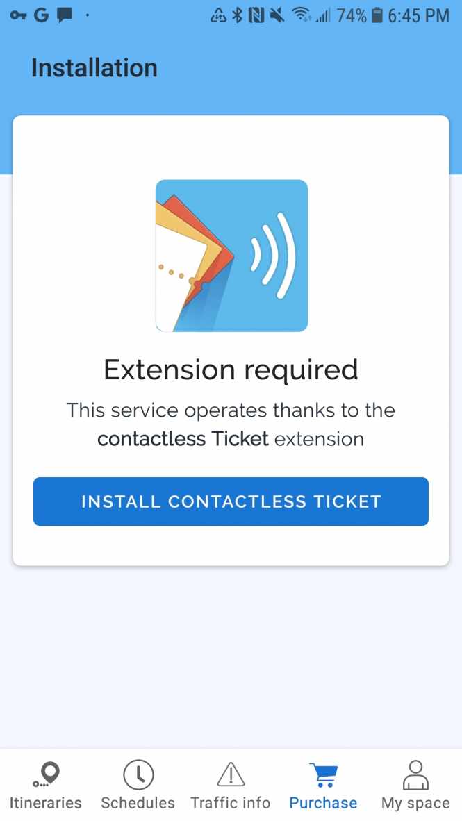 Android Navigo App - Extension - Paris by Train