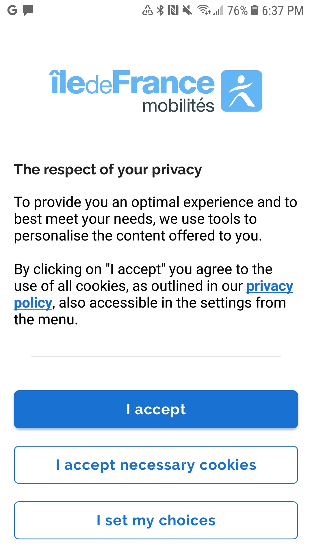 Navigo Pass iPhone App & Android App - Paris by Train