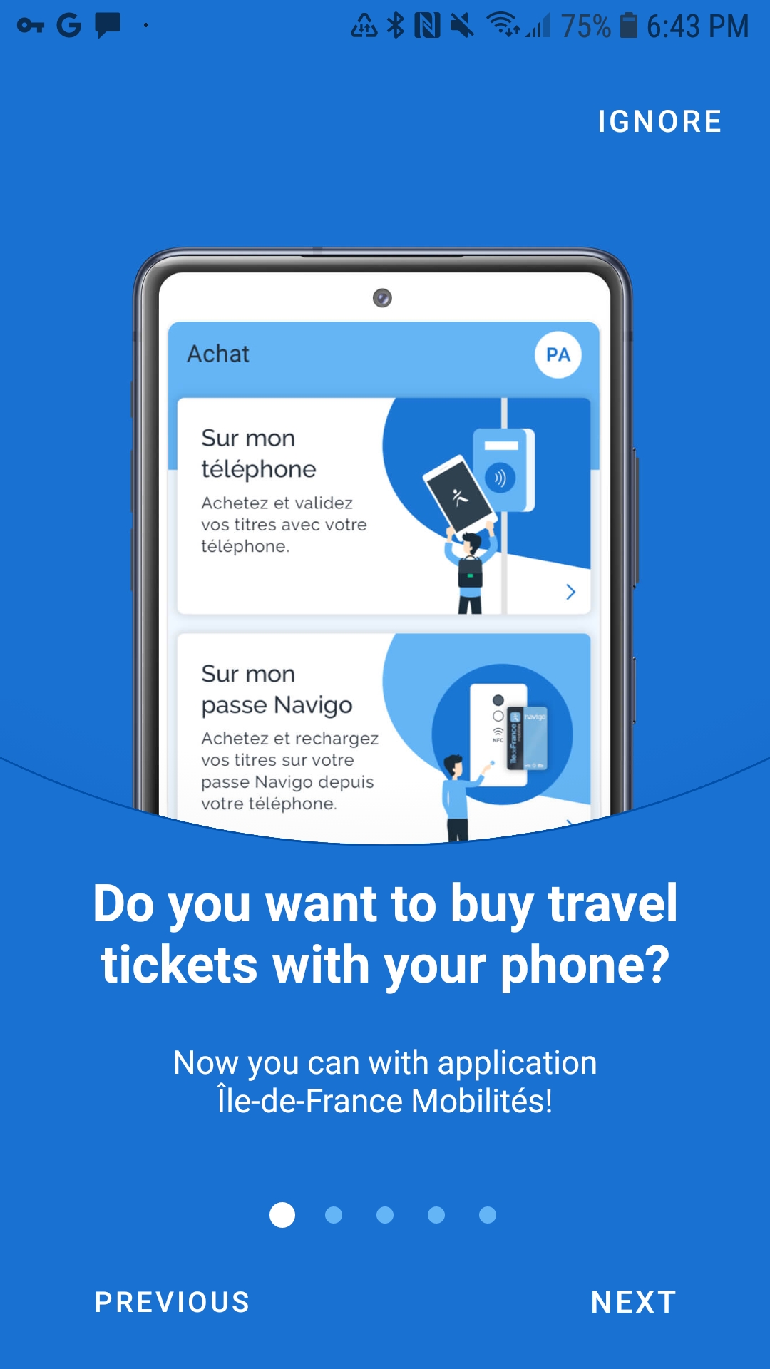 Navigo Pass iPhone App & Android App - Paris by Train