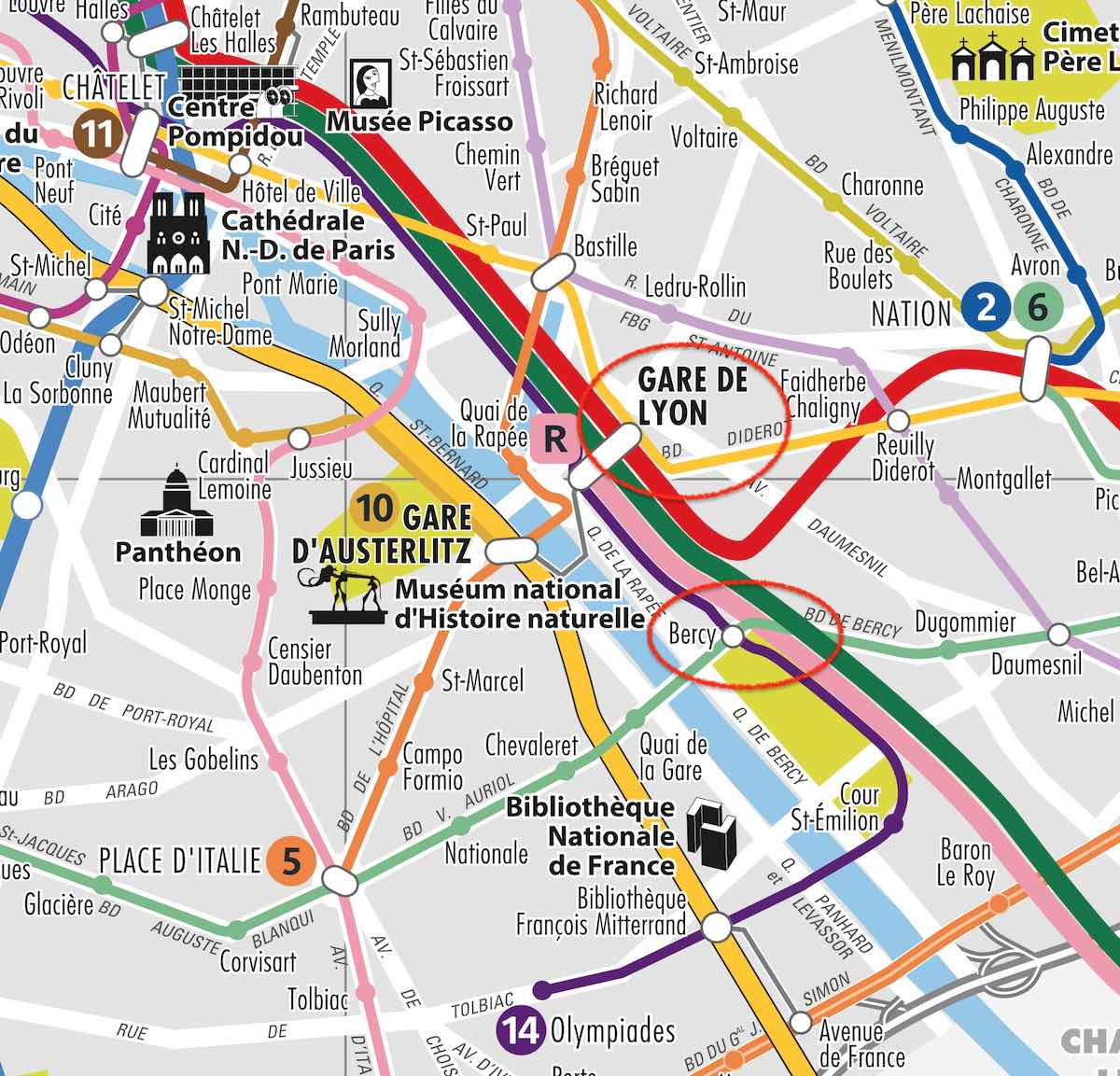 How to Get to Bercy Arena - Paris by Train