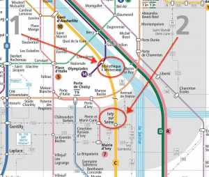 Paris Transportation Zone Map - Paris by Train