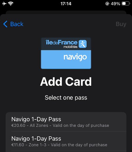 Paris Train Tickets & Passes on Apple Wallet - Paris by Train