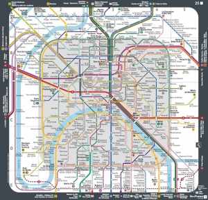 Paris Metro Map preview - Paris by Train